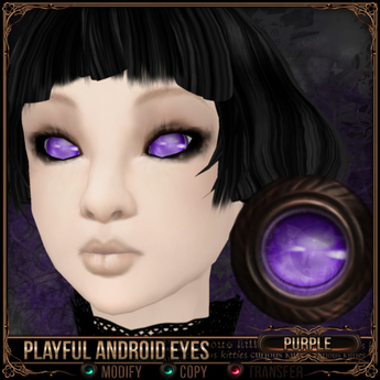 Second Life Marketplace - =^.^= Curious Kitties - Playful Android Eyes ...