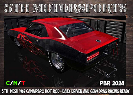 Second Life Marketplace - 5TH~ 1969 CAMAIRBRO PBR ( GEN9 ) V.5 Daily ...