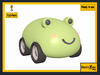 Second Life Marketplace - ::DisturbeD:: Cute Frog Car - FULL PERM MESH