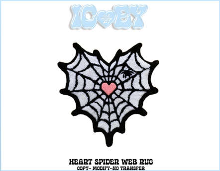 Second Life Marketplace - Icey-Heart Spider Web Rug