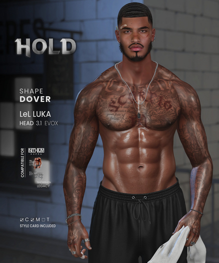 Second Life Marketplace - HOLD SHAPES - Dover - Shape LeLUTKA Luka 3.1 ...