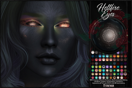 Second Life Marketplace - :[P]:- Eyes - Hellfire [Unpacker]