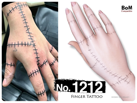 Second Life Marketplace - (Hand Tattoo) No.1212