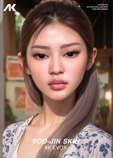 Second Life Marketplace - [AK Skin] - Soo-Jin skin FatPack