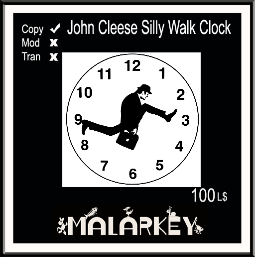 Second Life Marketplace - John Cleese Silly Walk Clock