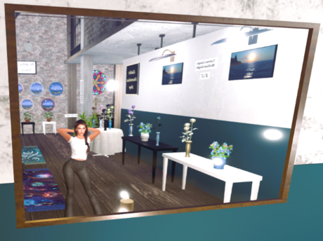 Second Life Marketplace - Mirror Reflective Rectangle Smooth Wood w ...