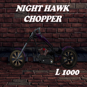 Second Life Marketplace - NIGHT HAWK CHOPPER