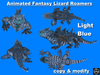 Second Life Marketplace - !O! - animated fantasy lizard light blue ...
