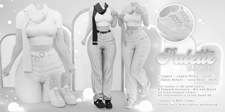 Second Life Marketplace - Palette - Eliza Set [Demo]