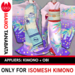 Second Life Marketplace - GEIGI. Isomesh Applier - MAIKO KIMONO ...