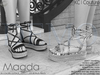Second Life Marketplace - *DEMO* -KC- MAGDA SANDALS / 50 COLORS + 20 ...