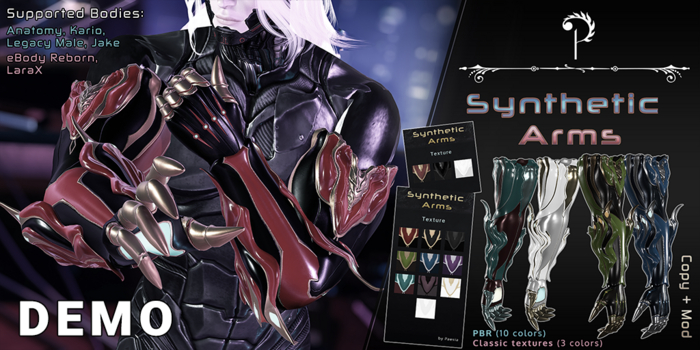 Second Life Marketplace - *DEMO* Synthetic Arms - [Paesia]