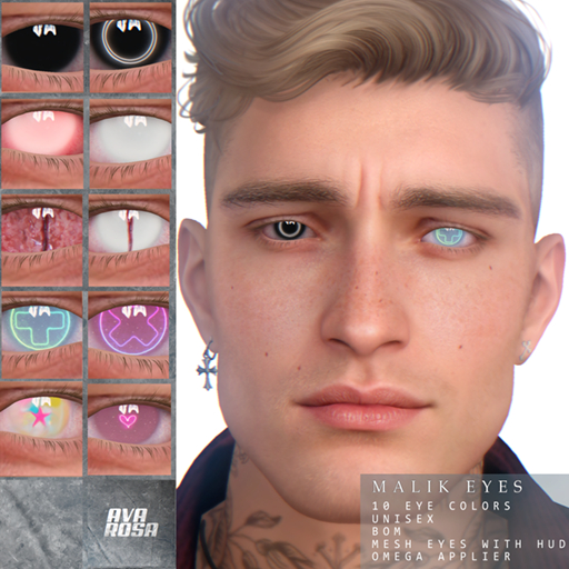 Second Life Marketplace - [avarosa] Malik Eyes