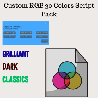 Second Life Marketplace - Custom RGB 30 Colors Script Pack