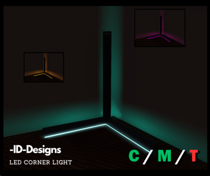 Second Life Marketplace - -ID- LED Corner Decor
