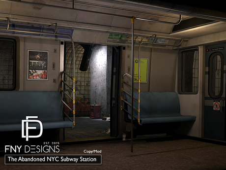 Second Life Marketplace - :FNY: Designs - The Abandoned NYC Subway ...