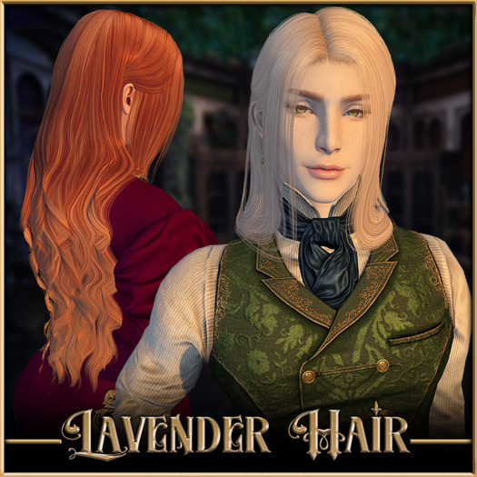 Second Life Marketplace - Raven Bell - Lavender Hair [All 3]