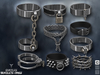 Second Life Marketplace - **RE** Shackles Bracelets & Rings MALE PACK ...