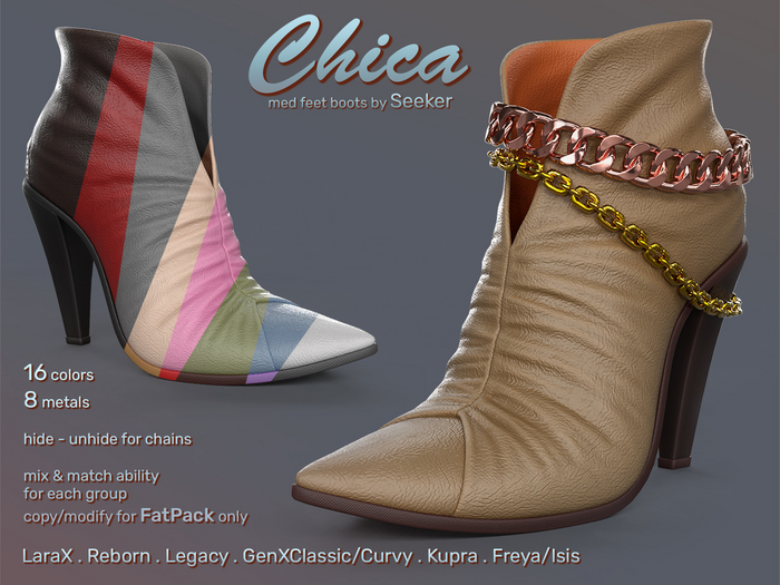 Second Life Marketplace - [seeker] Chica FatPack