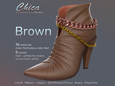 Second Life Marketplace - [seeker] Chica Brown