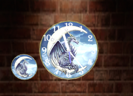 Second Life Marketplace - WHITE DRAGON RUTH OF PERN - WORKING SL CLOCK ...