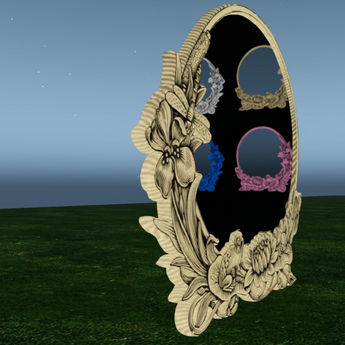 Second Life Marketplace - ZANDERZ - REAL REFLECTIONS PBR MIRROR - SET 3