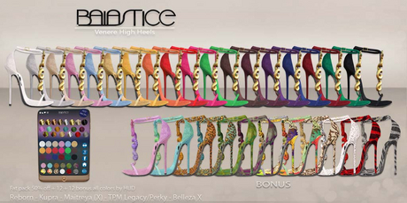 Second Life Marketplace - Baiastice_Venere High Heels - DEMO