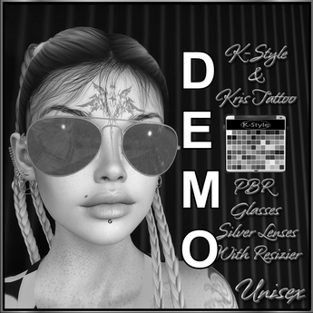 Second Life Marketplace - [K-Style] RAY-BAN PBR GLASSES - SILVER - DEMO