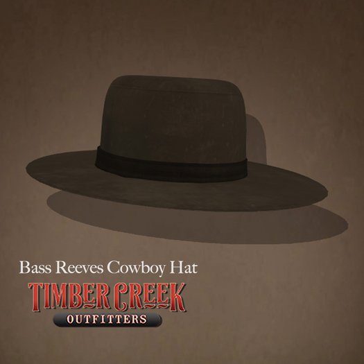 Second Life Marketplace - [Timber Creek] Bass Reeves Cowboy Hat-Earth