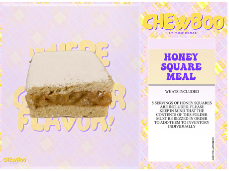 Second Life Marketplace - MyStory Honey Square Meal