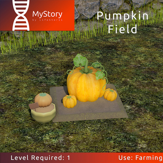 Second Life Marketplace - MyStory Pumpkin Field Kids