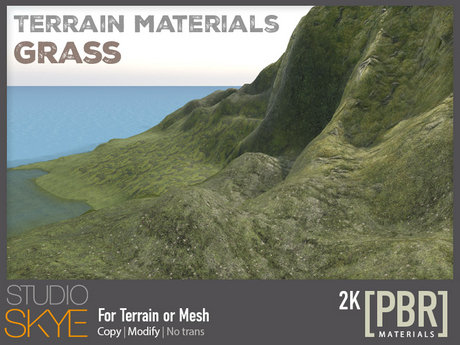 Second Life Marketplace - Skye 2K [PBR] Terrain Set Grass ++INTRO PROMO++