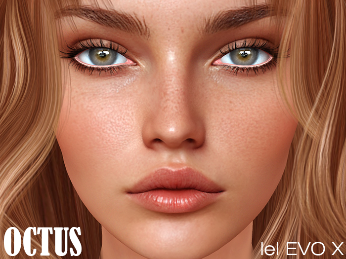 Second Life Marketplace - OCTUS - Lenah skin for Lelutka Evox - Demo
