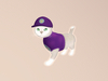 Second Life Marketplace - 2024 Camp Meow Purple, Pandie Plat M