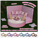 Second Life Marketplace - Kawaii Couture - Pool Float - Heart Waffle