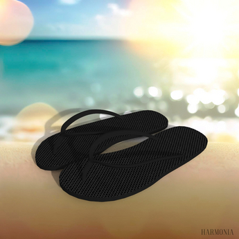 Second Life Marketplace - Black Ribbed Flip Flops LaraX