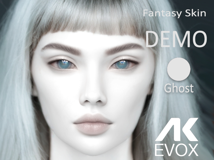 Second Life Marketplace - TG. Fantasy Skin. Ghost. DEMO. EvoX.