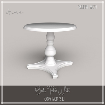 Second Life Marketplace - Aine - Bella Table (ADD)