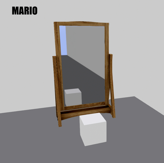 Second Life Marketplace - MARIO Standup PBR Mirror A