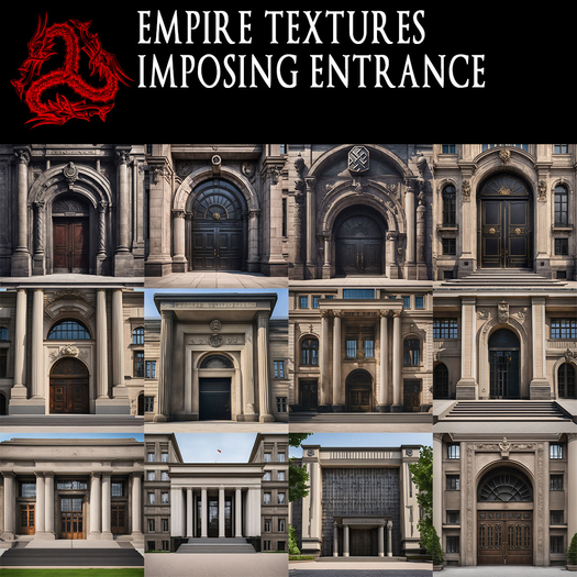 Second Life Marketplace - EMPIRE TEXTURES - Imposing Entrance