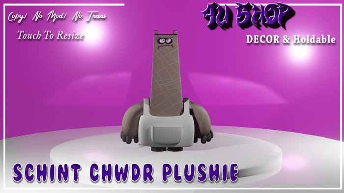 Second Life Marketplace - 4UShop- Schint Chwdr Plushie