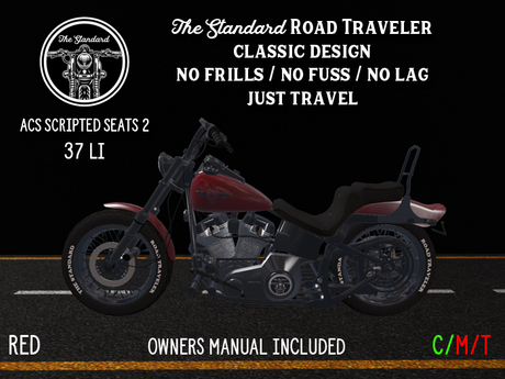 Second Life Marketplace - The Standard - RED