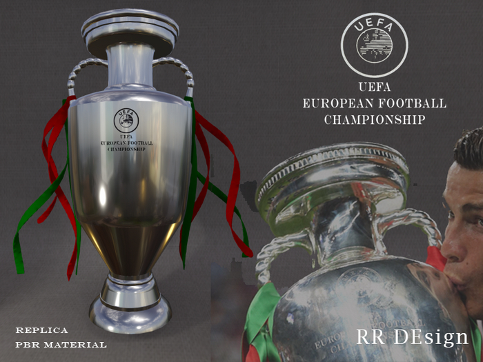 Second Life Marketplace - EC Football Cup 2024 (PBR mesh replica)