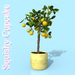Second Life Marketplace - Yellow Lemon Tree Pot