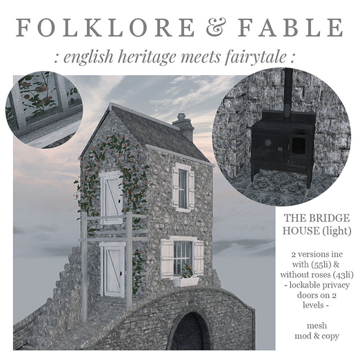 Second Life Marketplace - Folklore & Fable : The Bridge House Light (2 ...