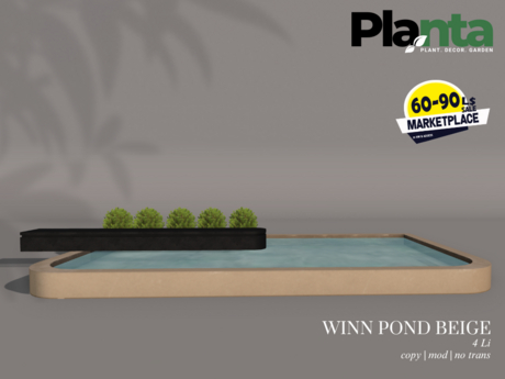 Second Life Marketplace - Planta - Winn Pond Beige