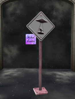 Second Life Marketplace - LEMME...Abduction Road Sign / Girls
