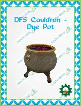Second Life Marketplace - DFS Cauldron - Dye Pot (Actual Item)