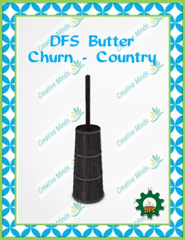 Second Life Marketplace - DFS Butter Churn - Country (Actual Item)