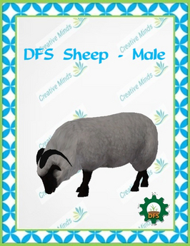 Second Life Marketplace - DFS Sheep - Male (Actual Item)